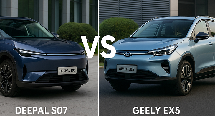 Deepal S07 vs Geely EX5: Complete Comparison for 2025 Buyers | CarSwitch